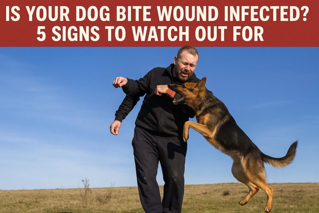 Is Your Dog Bite Wound Infected? 5 Signs to Watch Out For