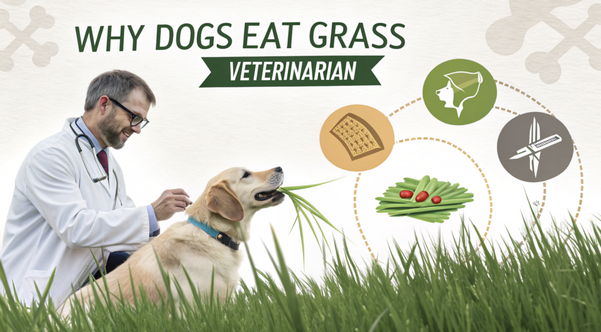 Per què els gossos mengen herba? El veterinari explica la ciència