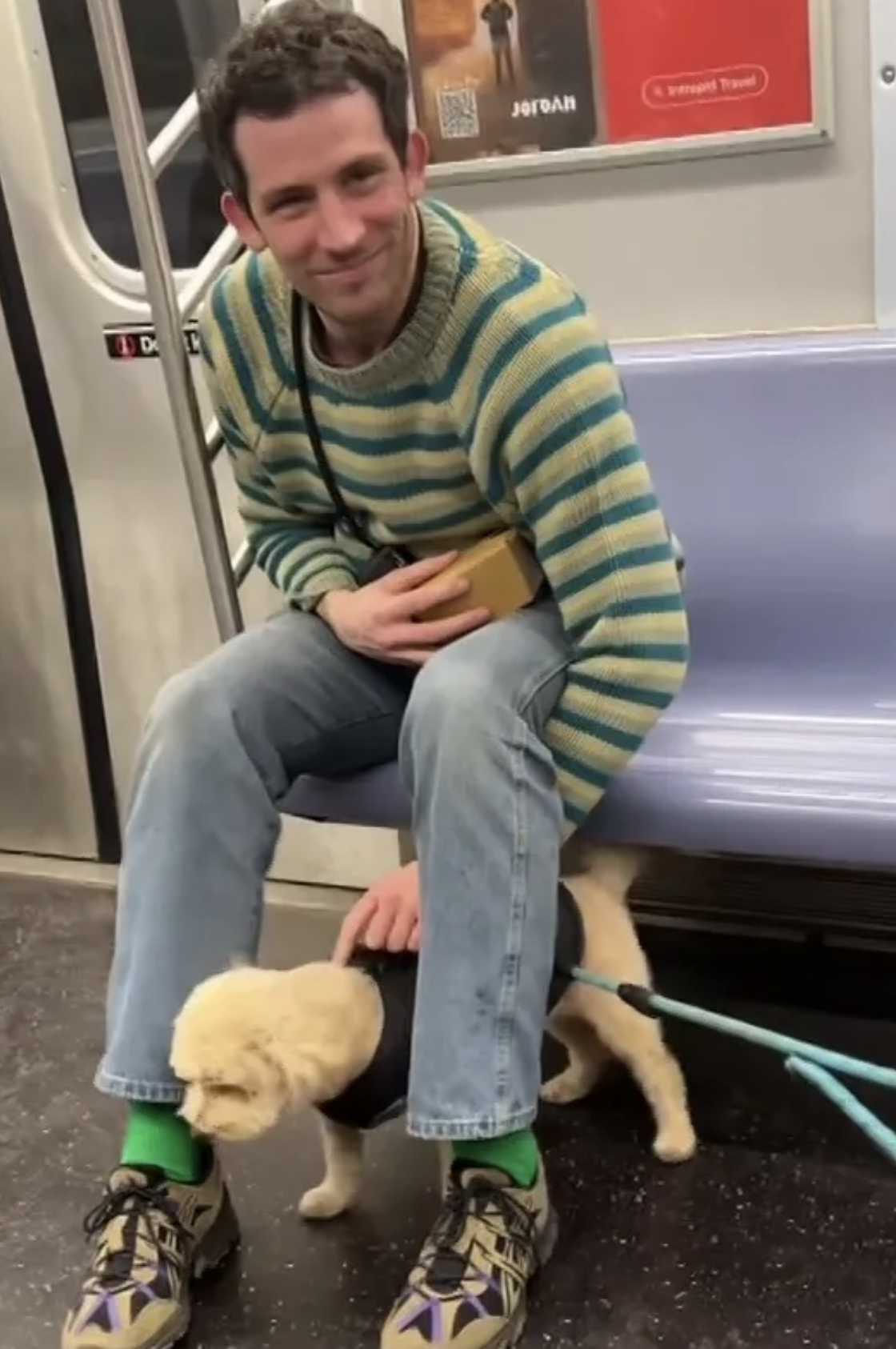 FAMOUS FACE: Commuter Stunned As Josh O’Connor, Netflix Star, Pets Her ...